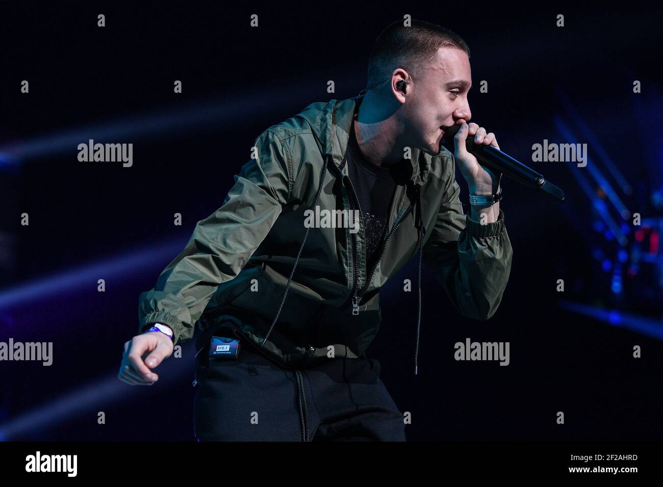 London, United Kingdom. 7th December 2019. Aitch on stage during day ...