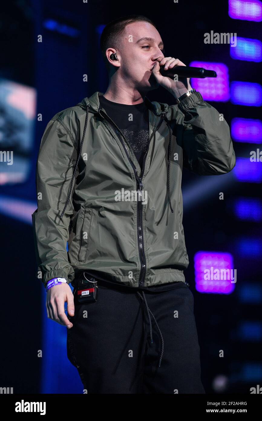 London, United Kingdom. 7th December 2019. Aitch on stage during day ...
