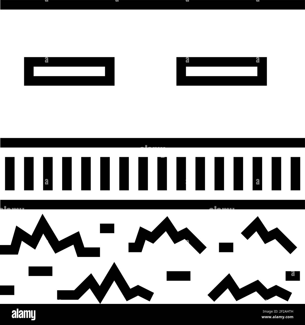 road drainage system line icon vector illustration Stock Vector Image ...