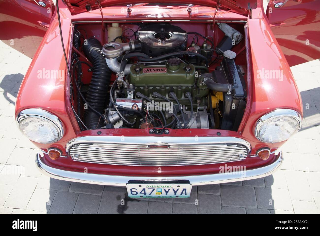 ST. CHARLES, UNITED STATES - Jan 30, 2009: A view of the engine ...