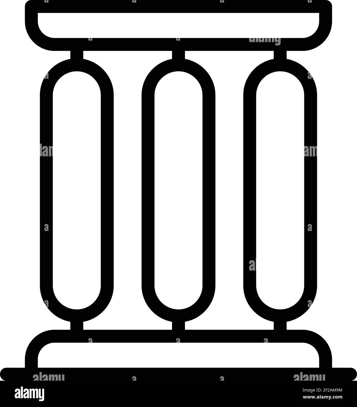 Uv lamp icon. Outline uv lamp vector icon for web design isolated on ...