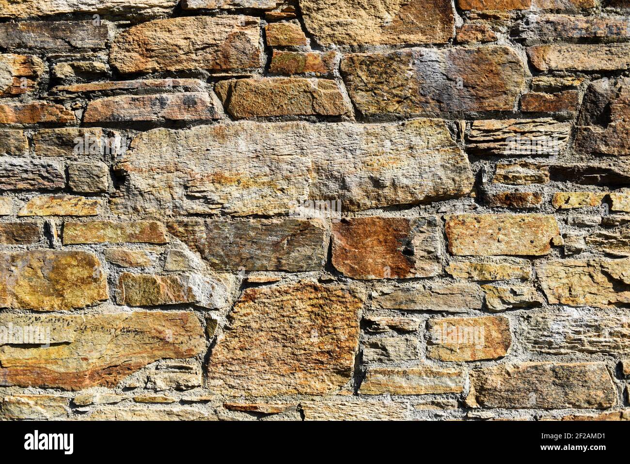 Texture of natural stone, stone wall fence, selective focus Stock Photo ...