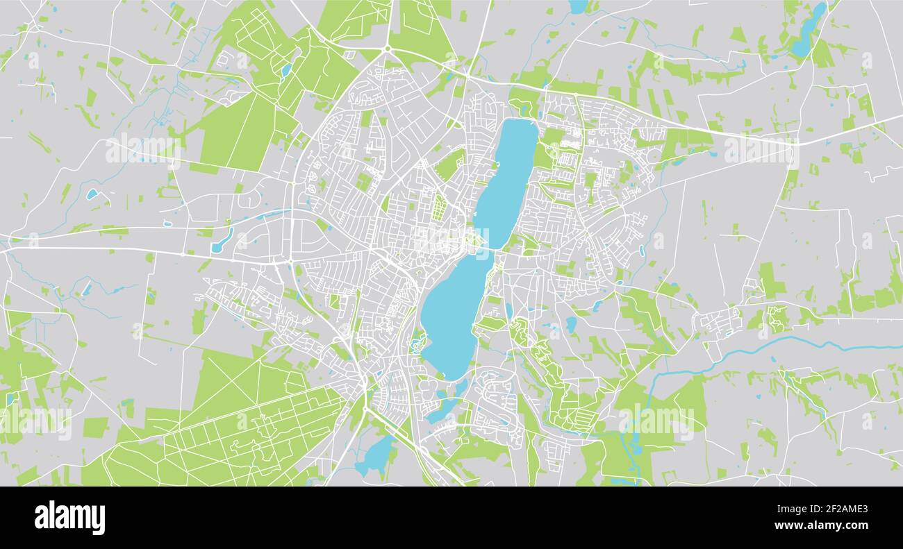 Viborg map hi-res stock photography and images - Alamy