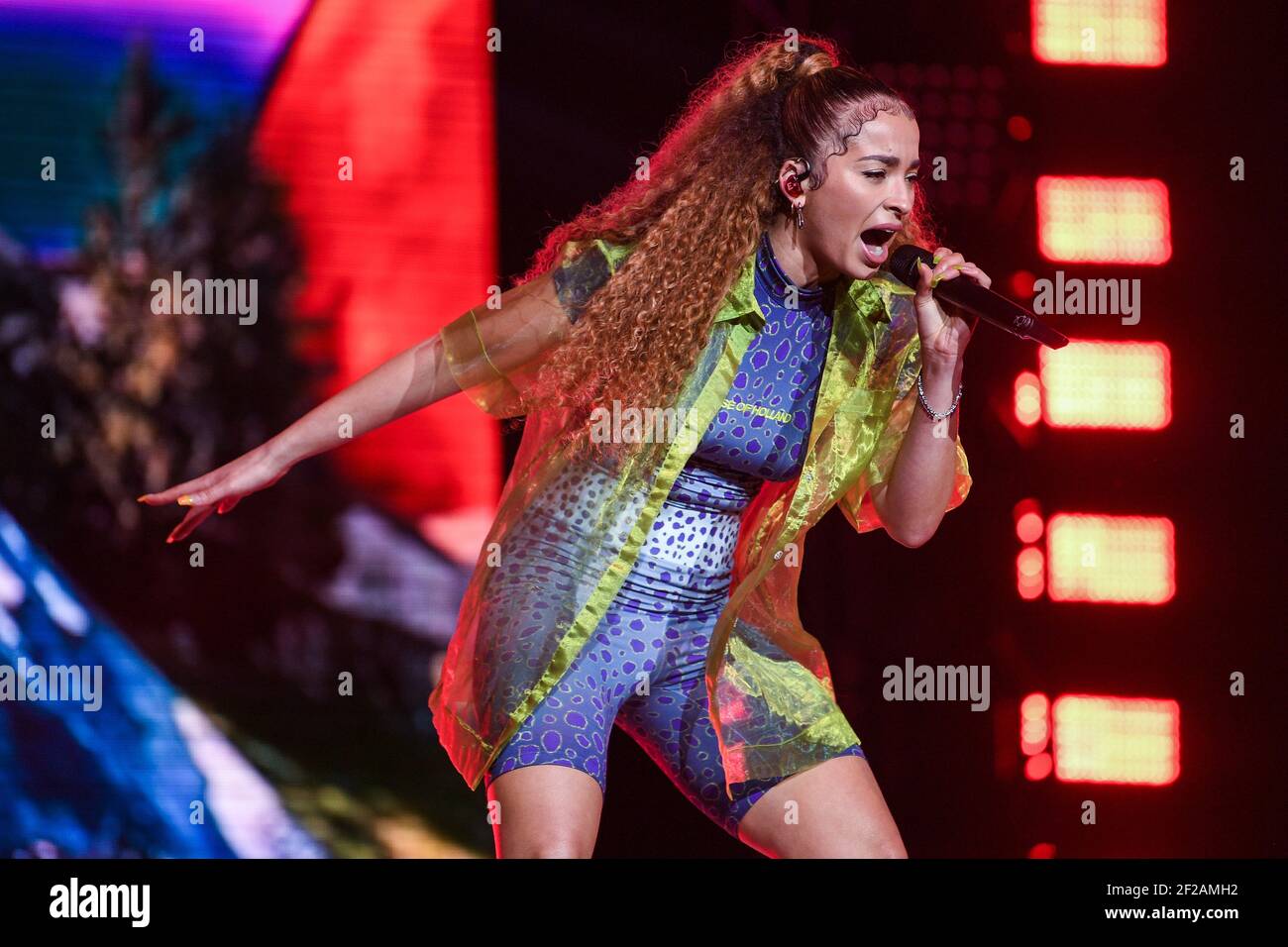 London, United Kingdom. 8th December 2019. Sigala performing with Ella ...