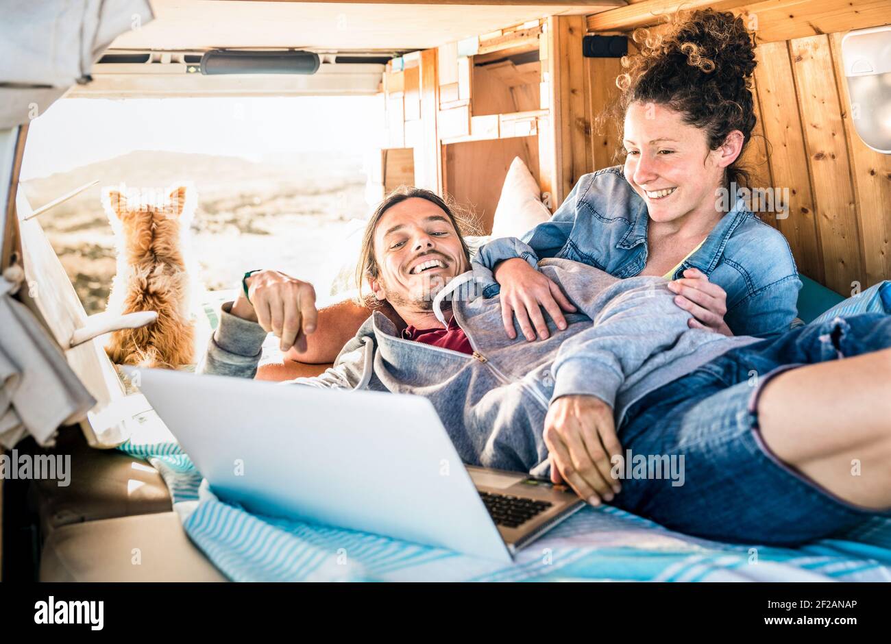 Retro minivan hi-res stock photography and images - Alamy