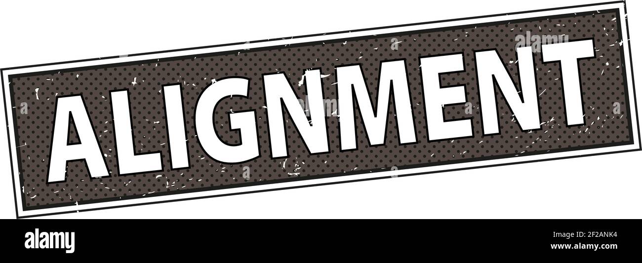 alignment sign. round ribbon label black Stamp Stock Vector Image & Art ...