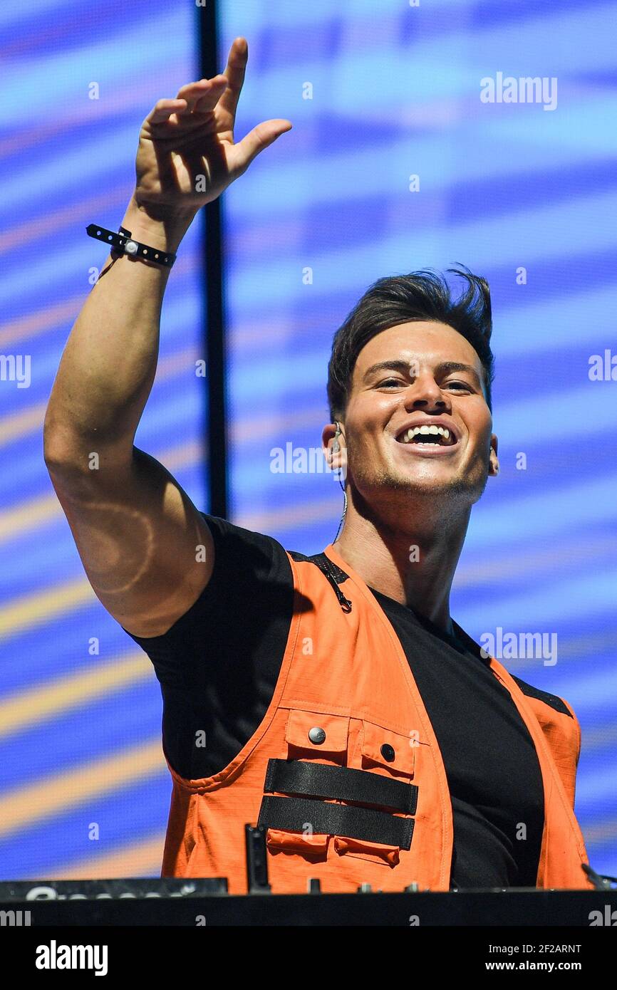 London, United Kingdom. 8th December 2019. Joel Corry performing on ...