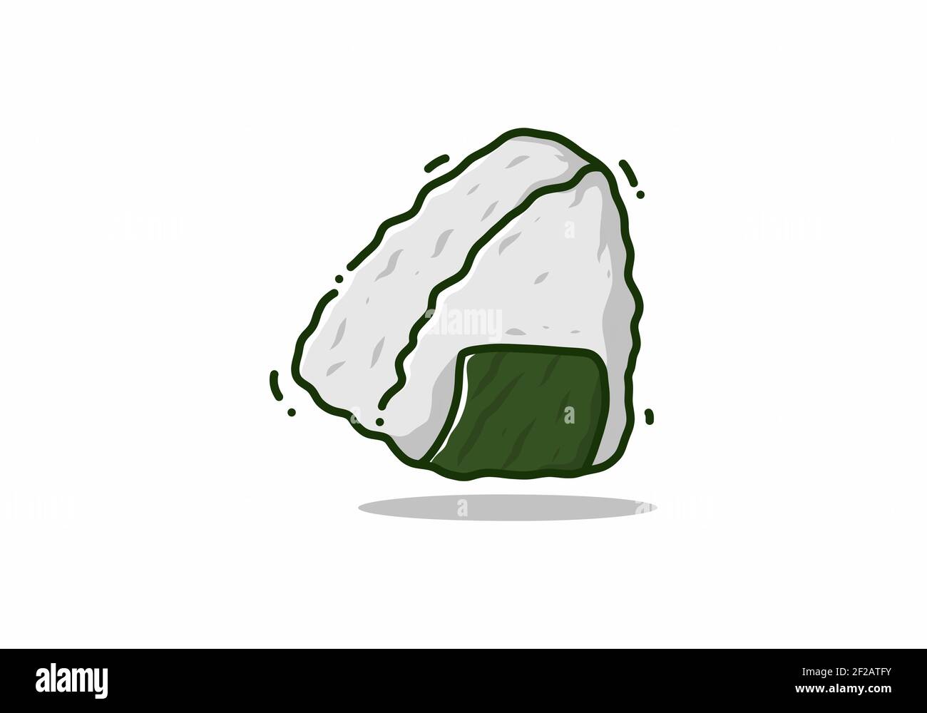 Simple illustration of japan food onigiri design Stock Vector Image ...