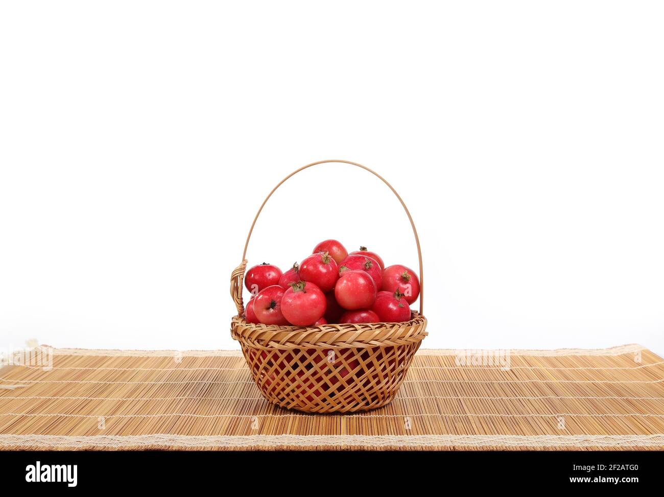 Still-life with fresh small red apples Stock Photo - Alamy