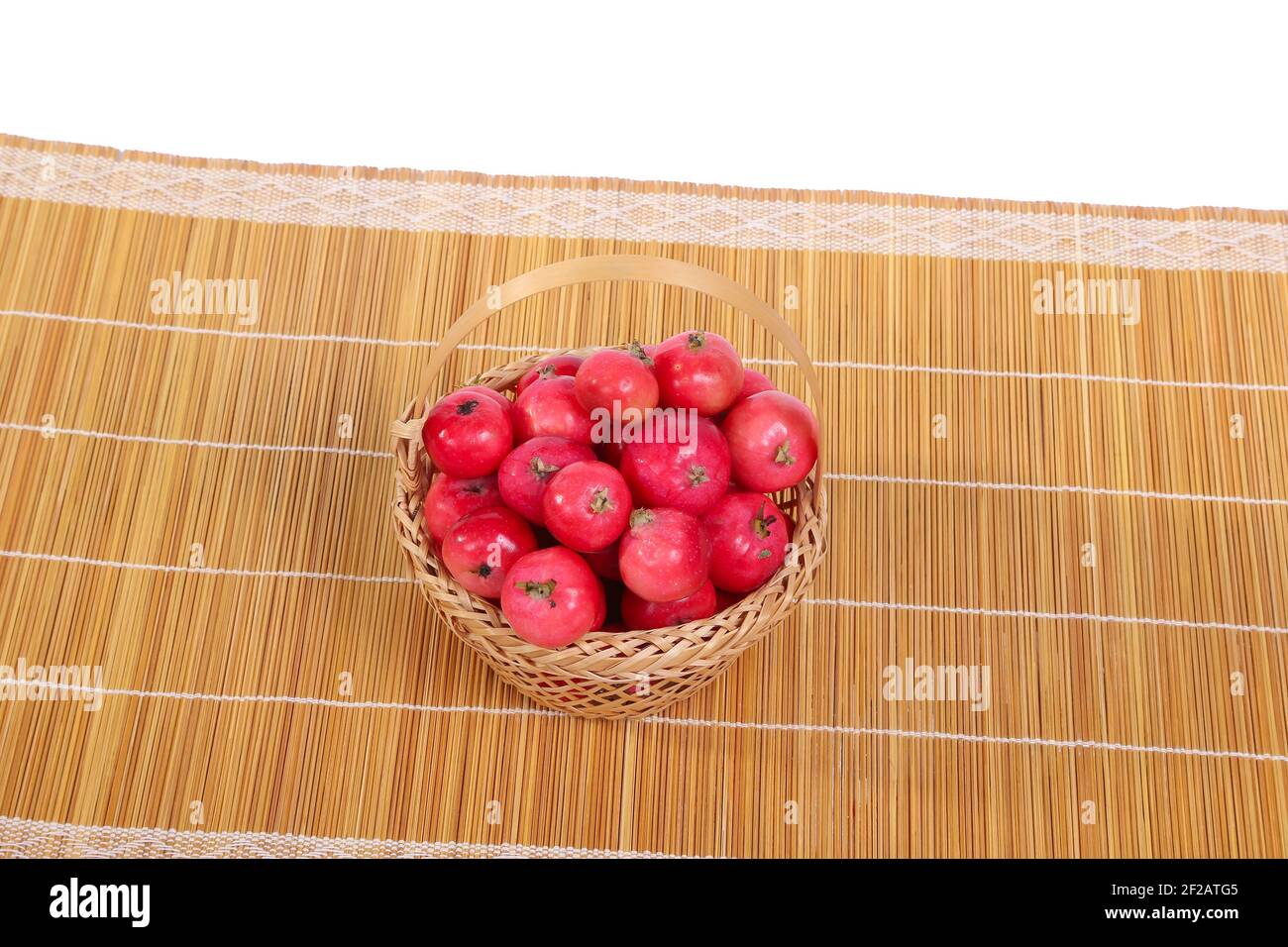 Still-life with fresh small red apples Stock Photo - Alamy