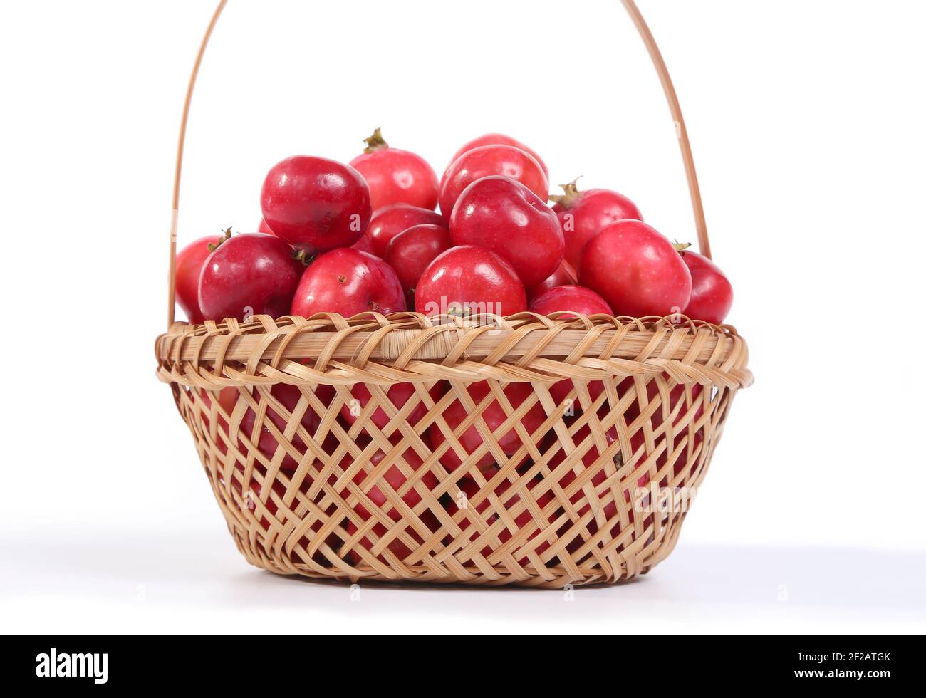 Still-life with fresh small red apples Stock Photo - Alamy