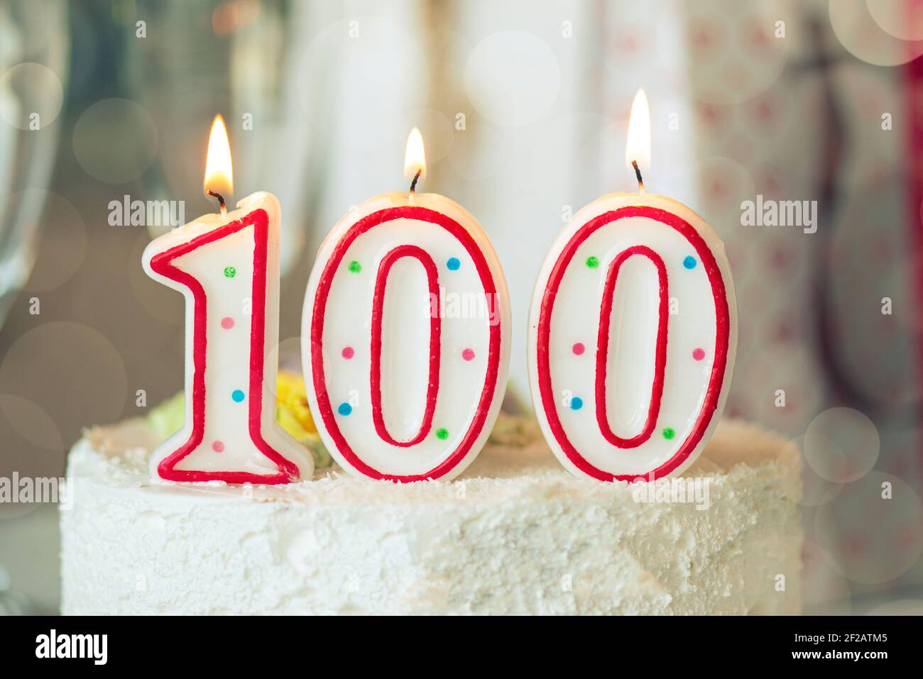 Birthday Cake 100 Candles