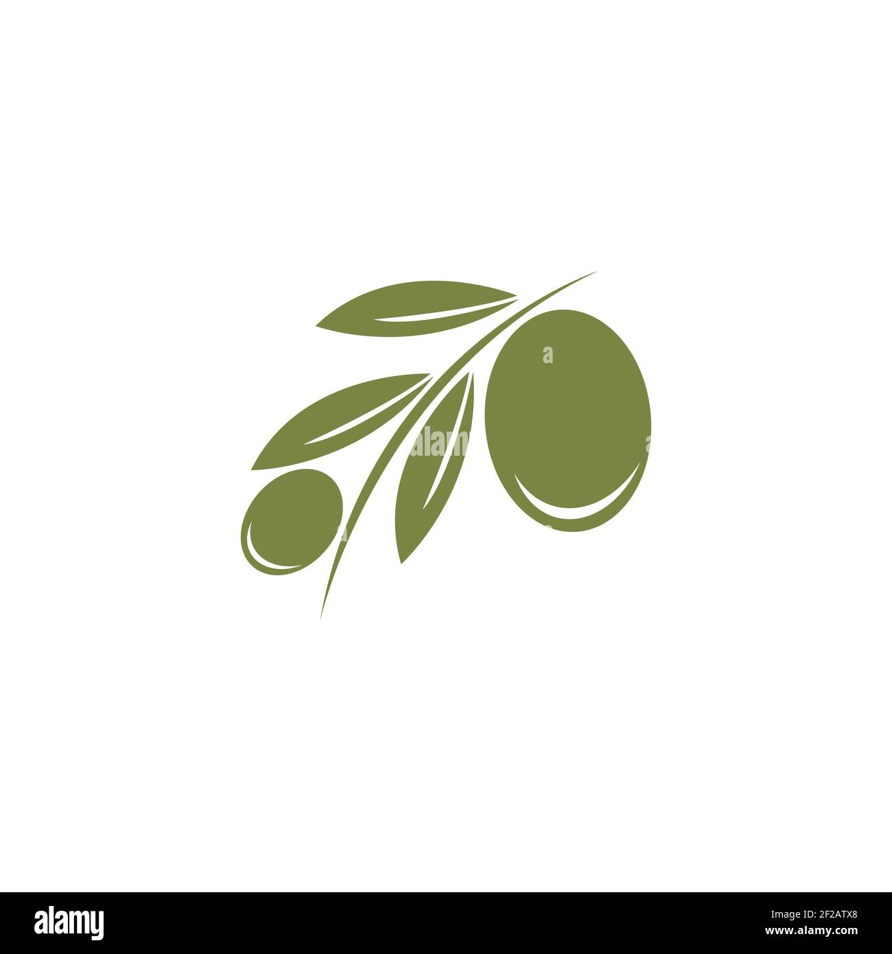 Olive logo template vector icon illustration design Stock Vector Image ...