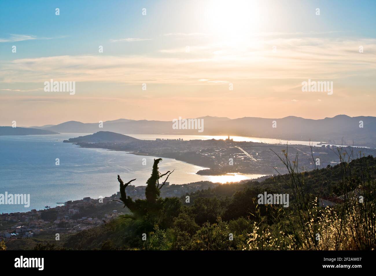 Aerial view split hi-res stock photography and images - Alamy