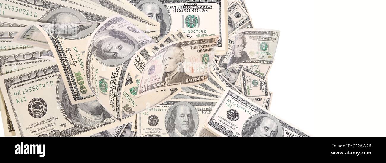dollar bills close up, U.S. currency Stock Photo - Alamy