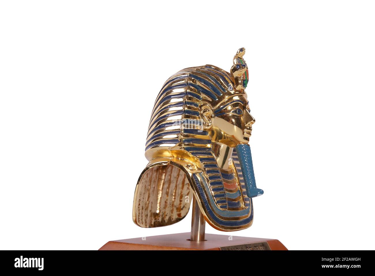 A copy of Tutankhamun's mask. These copies are for sale Stock Photo - Alamy