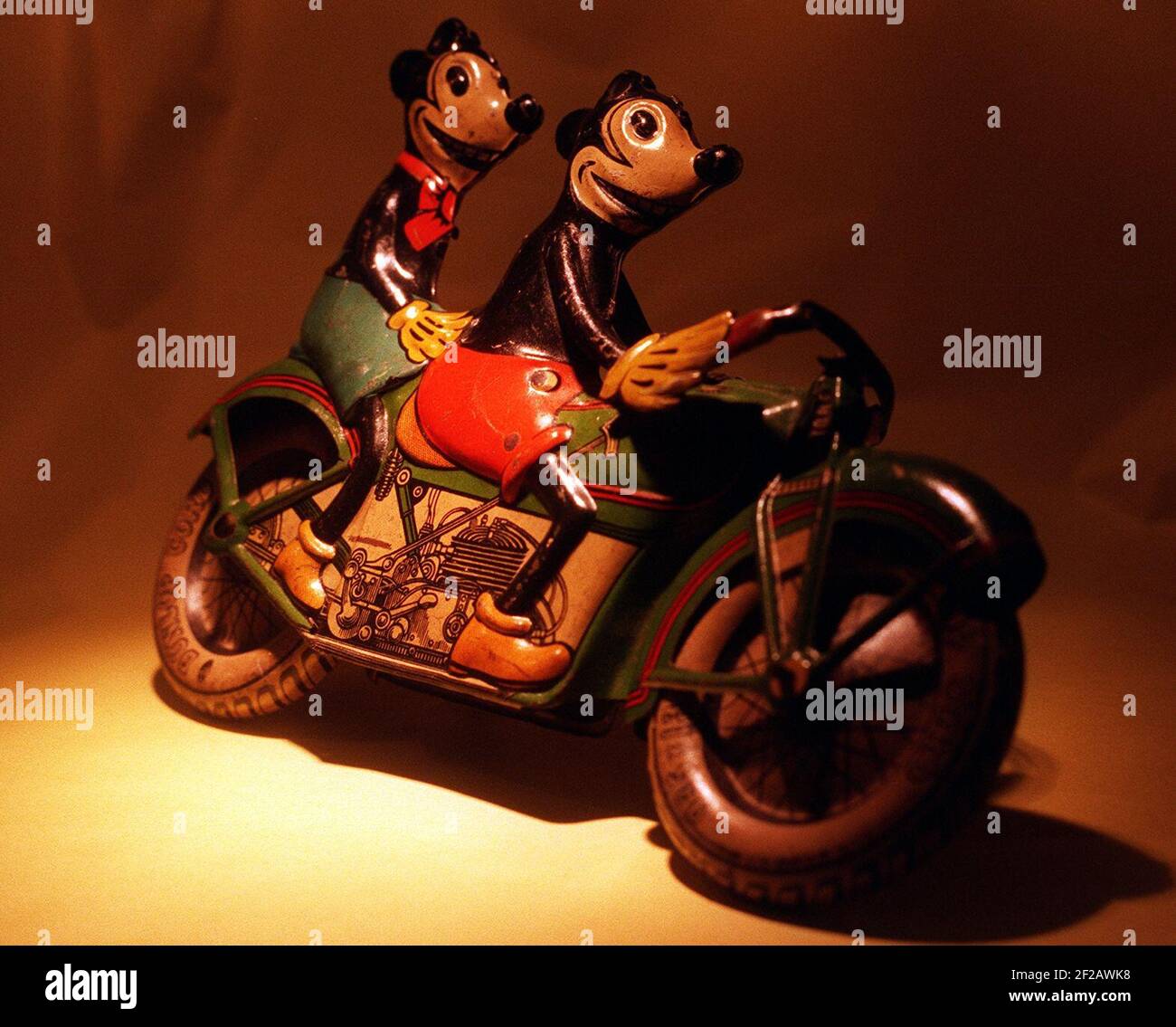 A rare mickey and minnie mouse tin toy banned by Hitler is to be sold ...