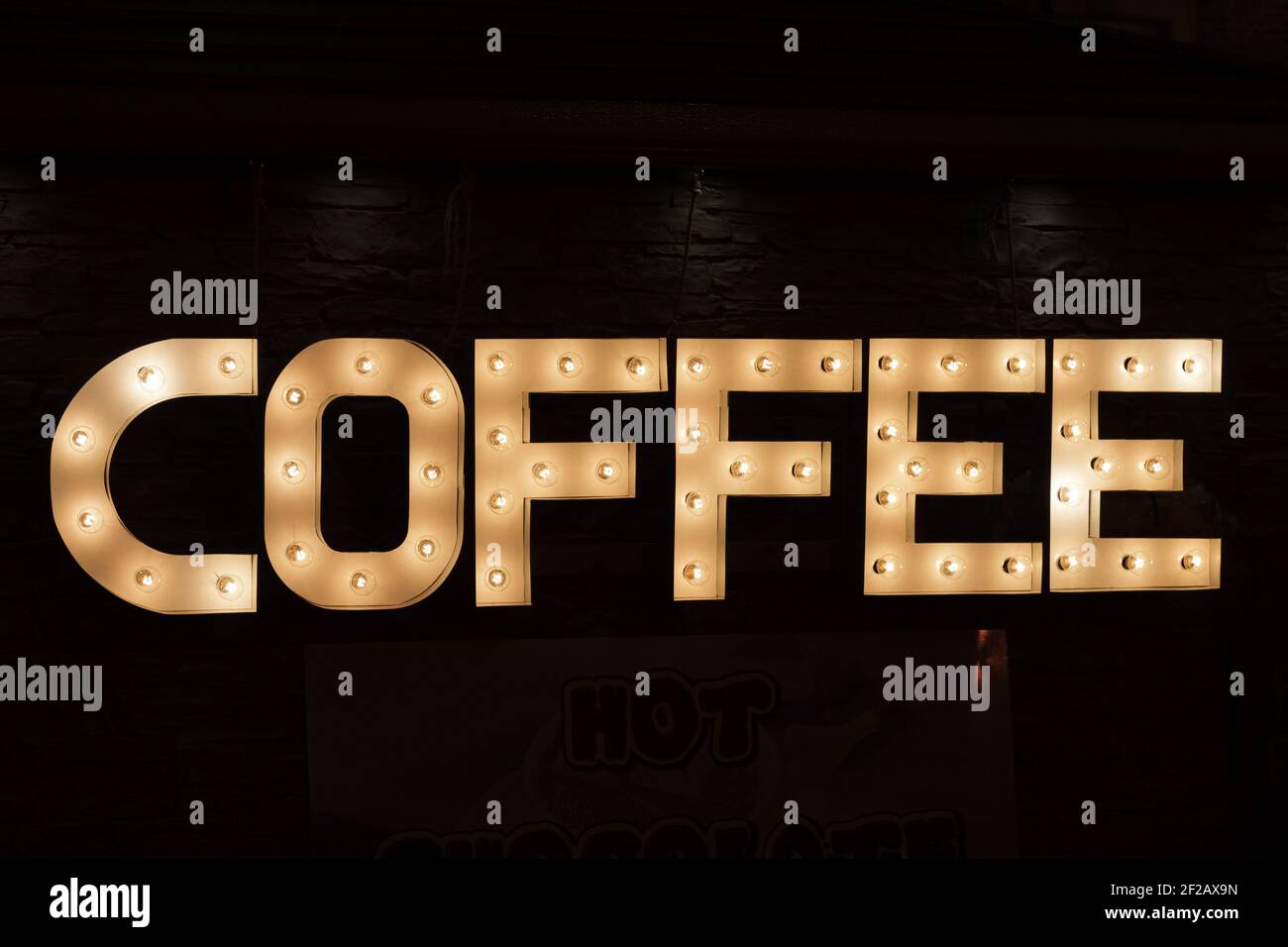 Illuminated advertisement signboard hi-res stock photography and images ...