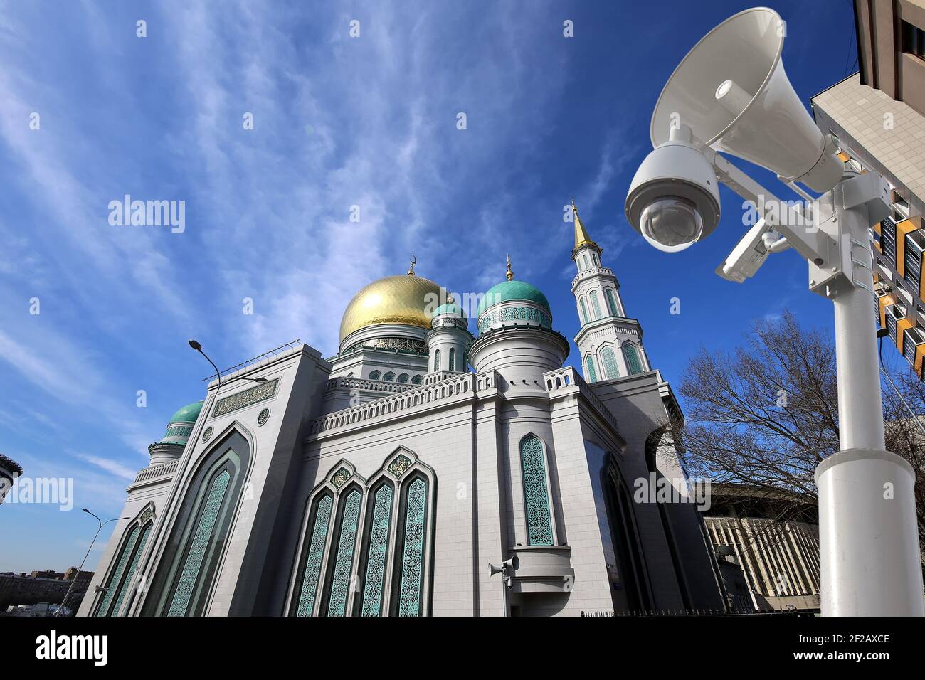 Moscow Cathedral Mosque, Russia -- the main mosque in Moscow, new ...