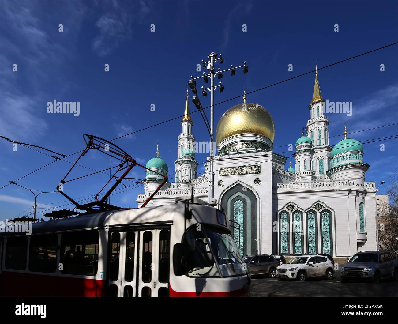 Moscow Cathedral Mosque, Russia -- the main mosque in Moscow, new ...