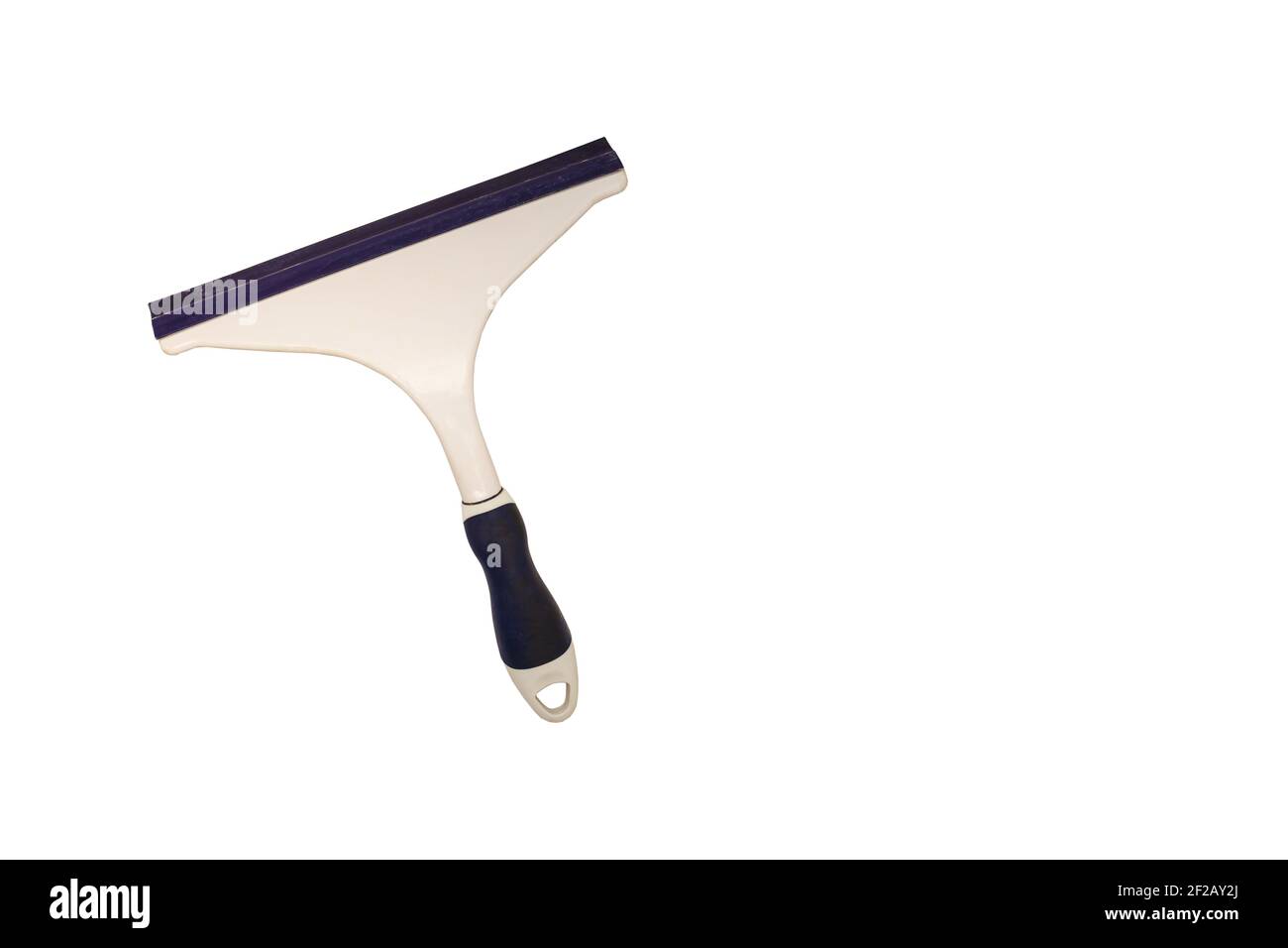 scraper for cleaning the Windows on a white background Stock Photo - Alamy