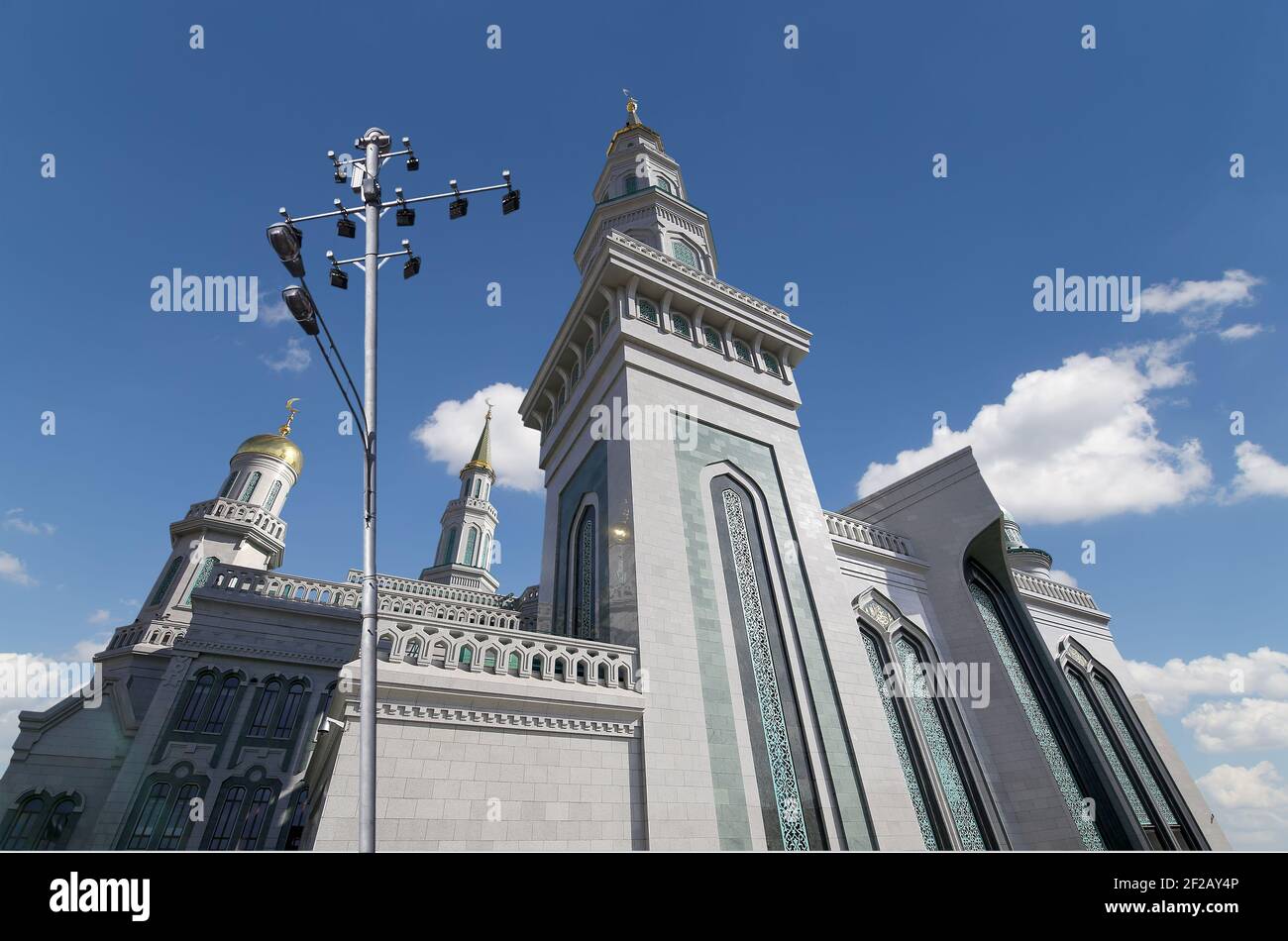 Moscow Cathedral Mosque, Russia -- the main mosque in Moscow, new ...
