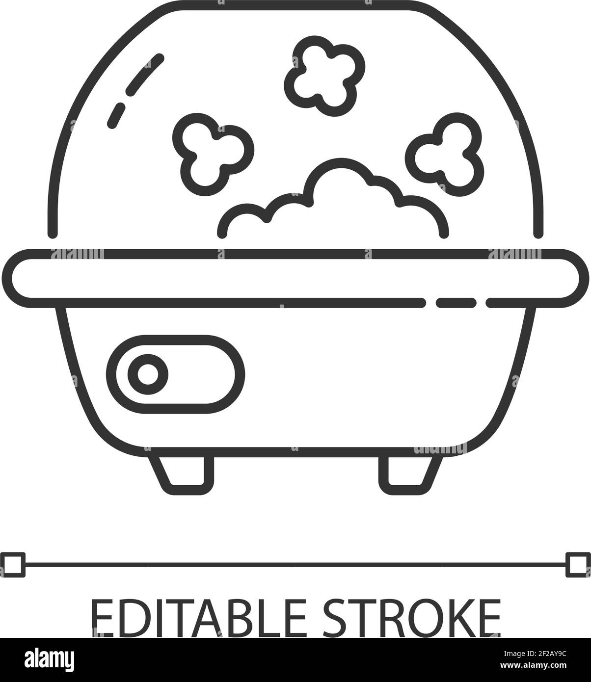 Popcorn maker linear icon Stock Vector Image & Art - Alamy