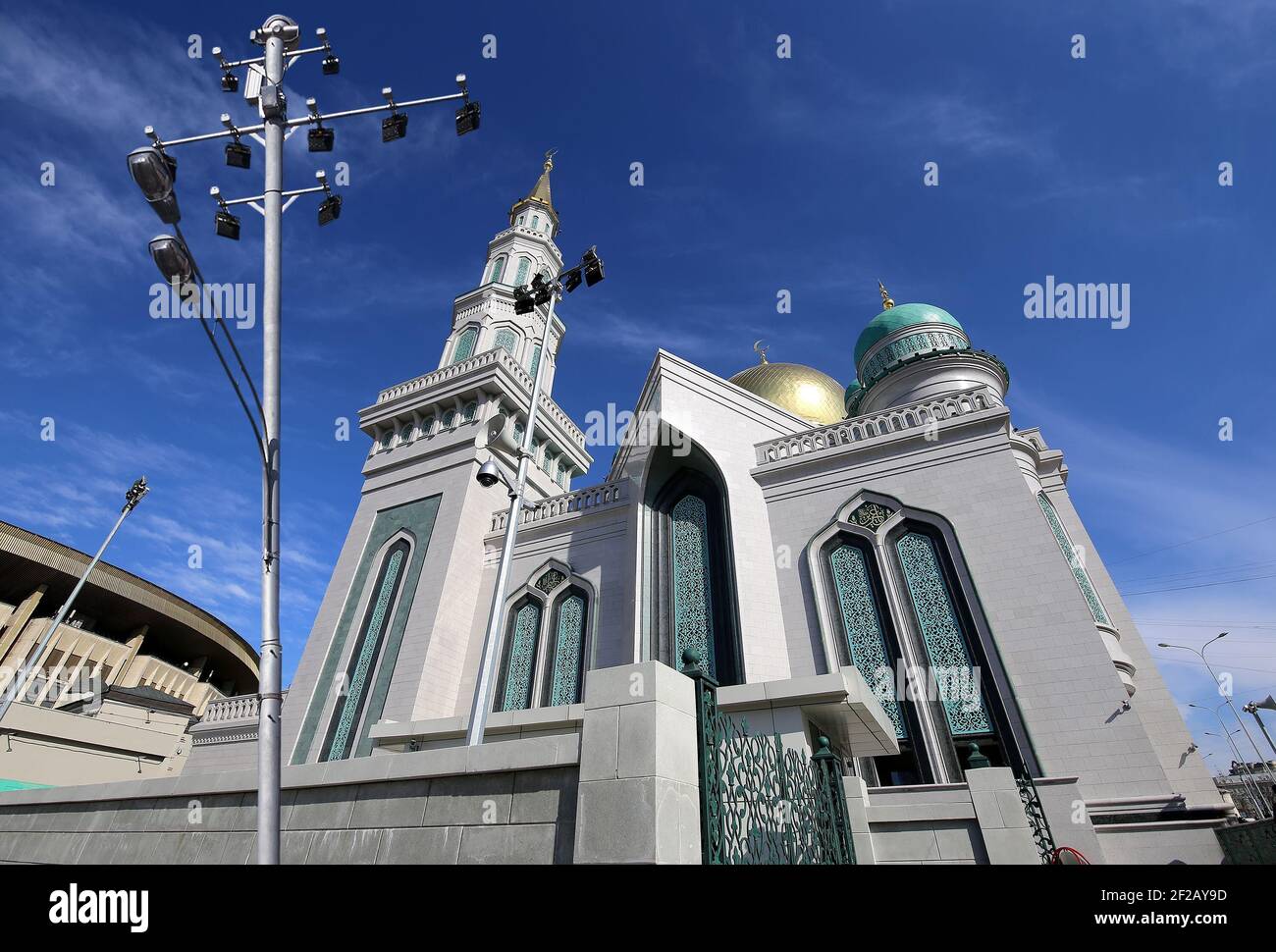 Moscow Cathedral Mosque, Russia -- the main mosque in Moscow, new ...