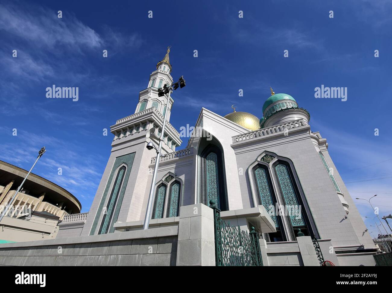 Moscow Cathedral Mosque, Russia -- the main mosque in Moscow, new ...