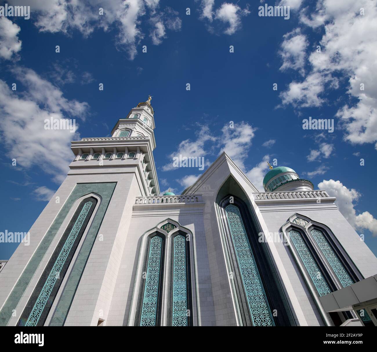 Moscow Cathedral Mosque, Russia -- the main mosque in Moscow, new ...