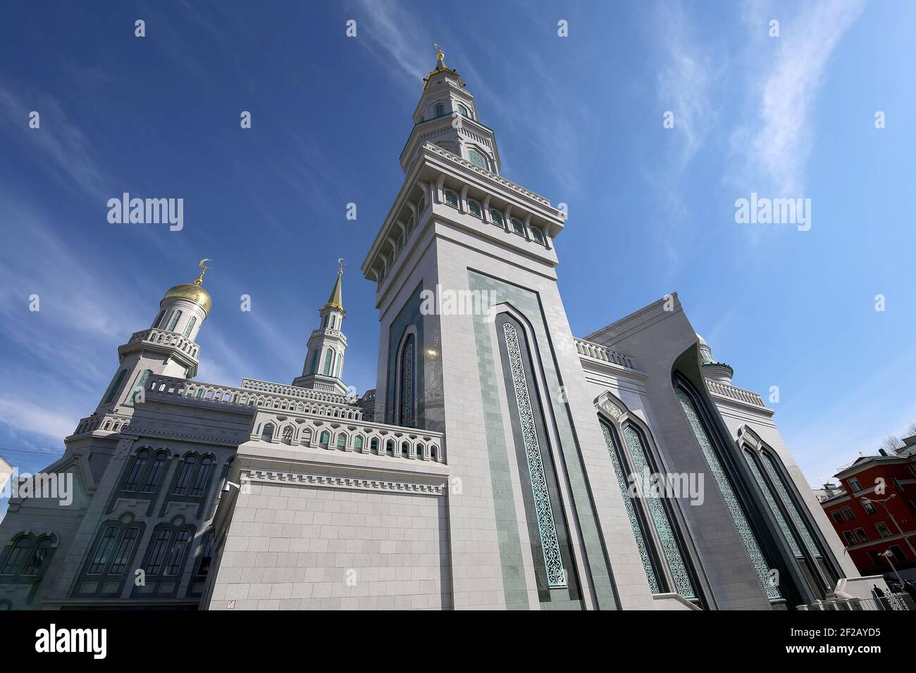 Moscow Cathedral Mosque, Russia -- the main mosque in Moscow, new ...