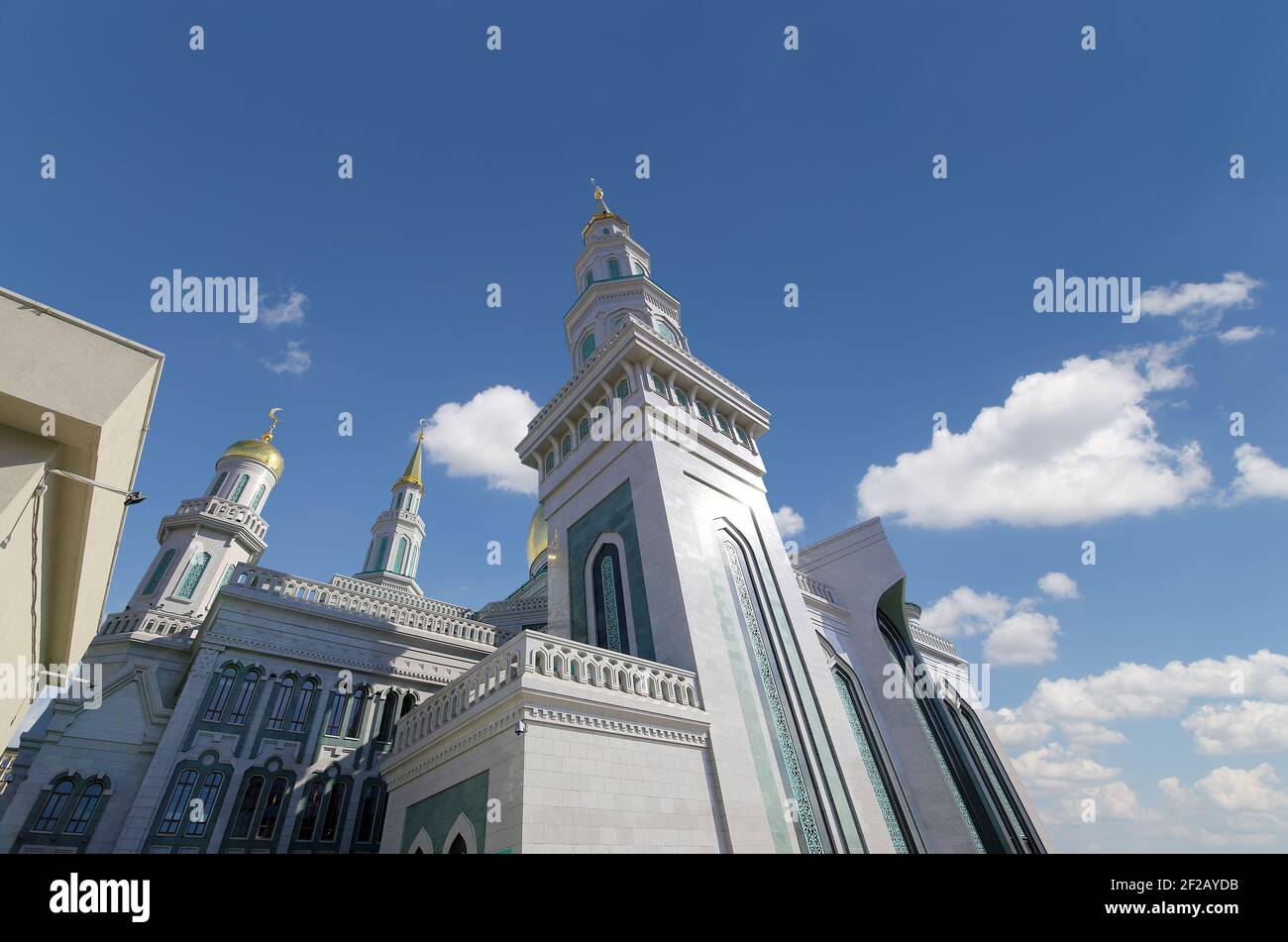 Moscow Cathedral Mosque, Russia -- the main mosque in Moscow, new ...