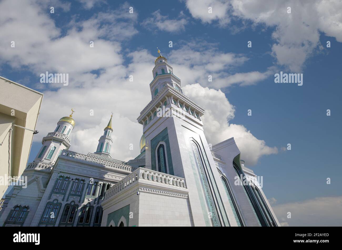 Moscow Cathedral Mosque, Russia -- the main mosque in Moscow, new ...