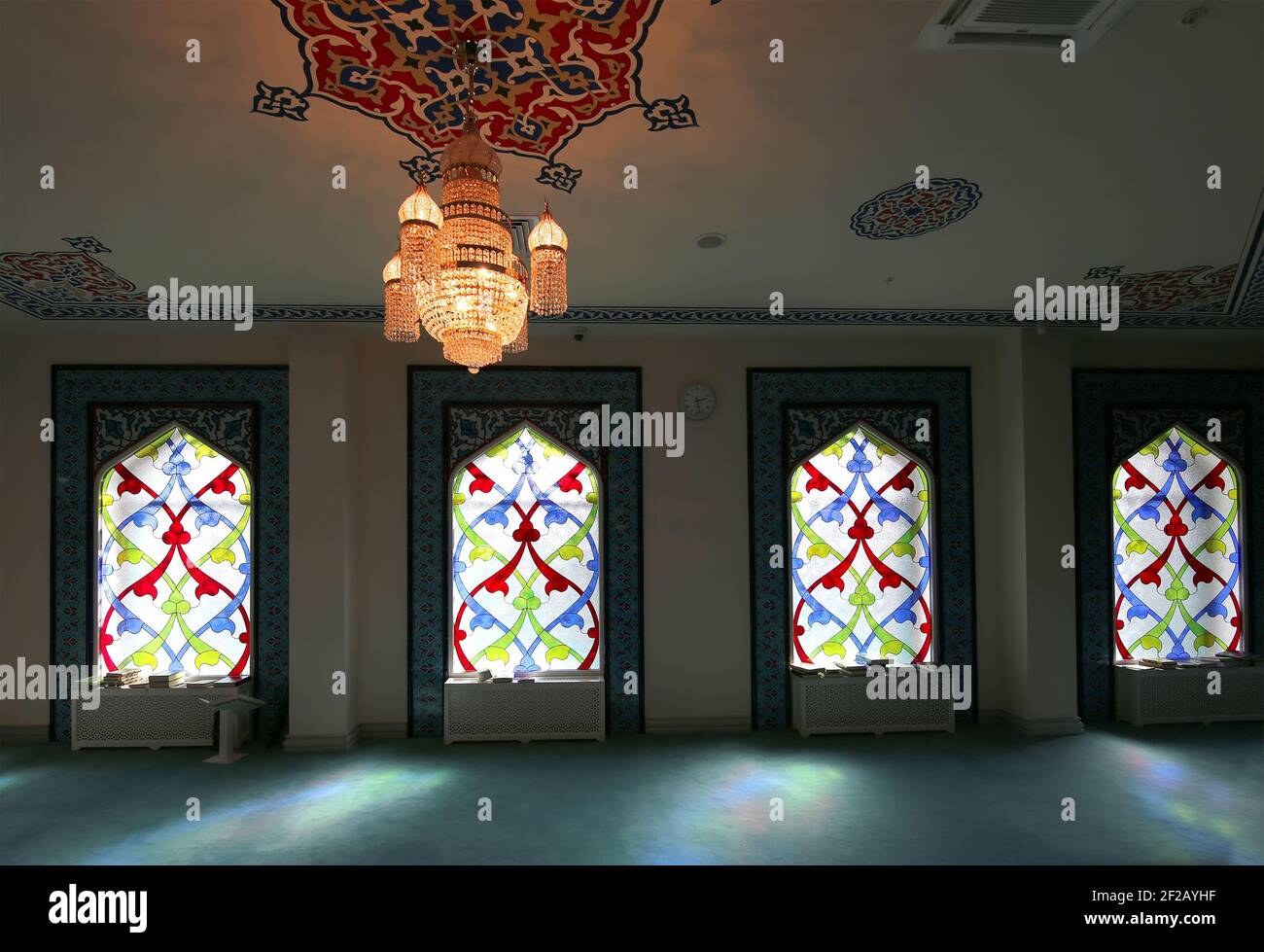 Moscow Cathedral Mosque (interior), Russia -- the main mosque in Moscow ...