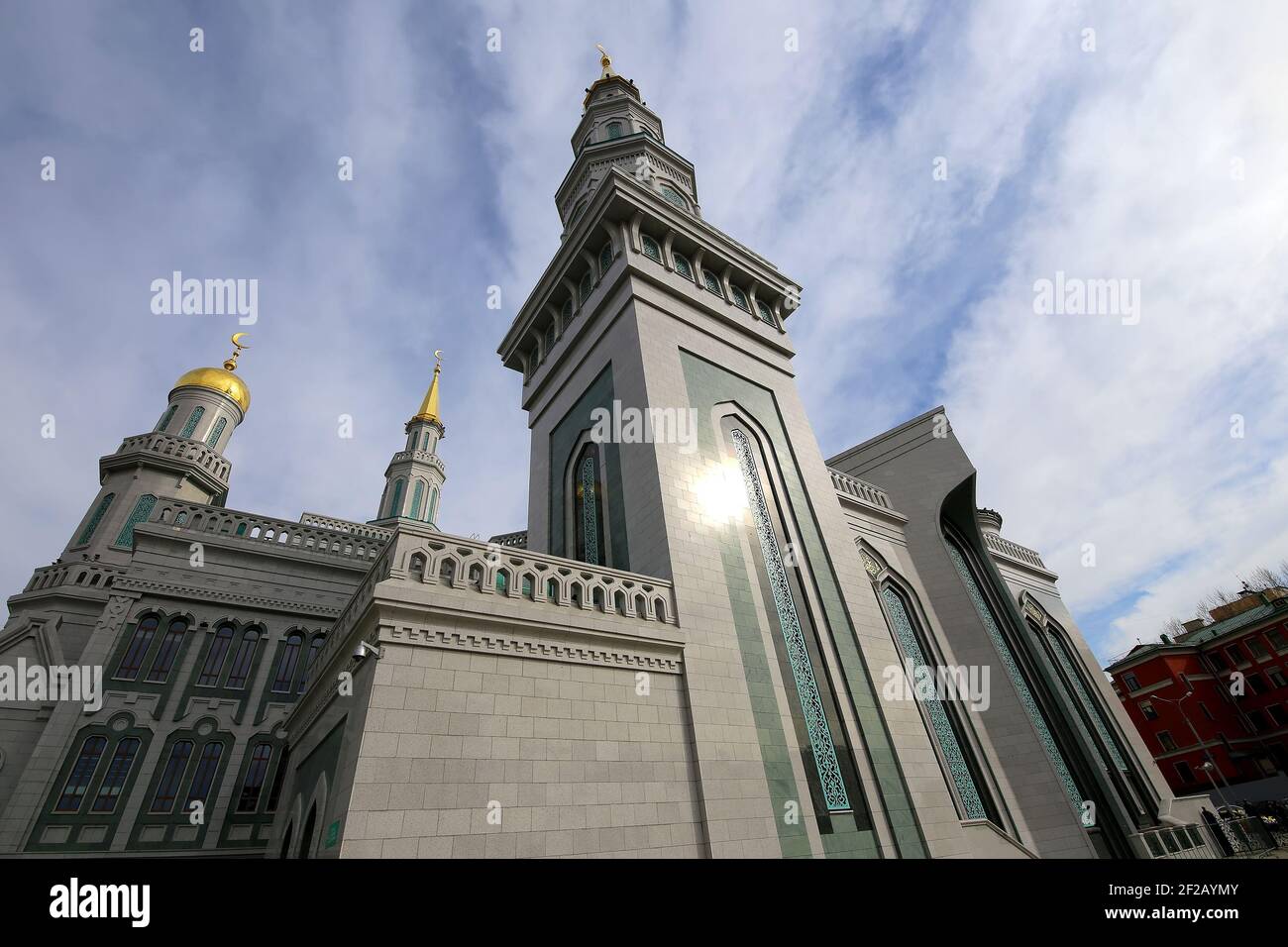 Moscow Cathedral Mosque, Russia -- the main mosque in Moscow, new ...