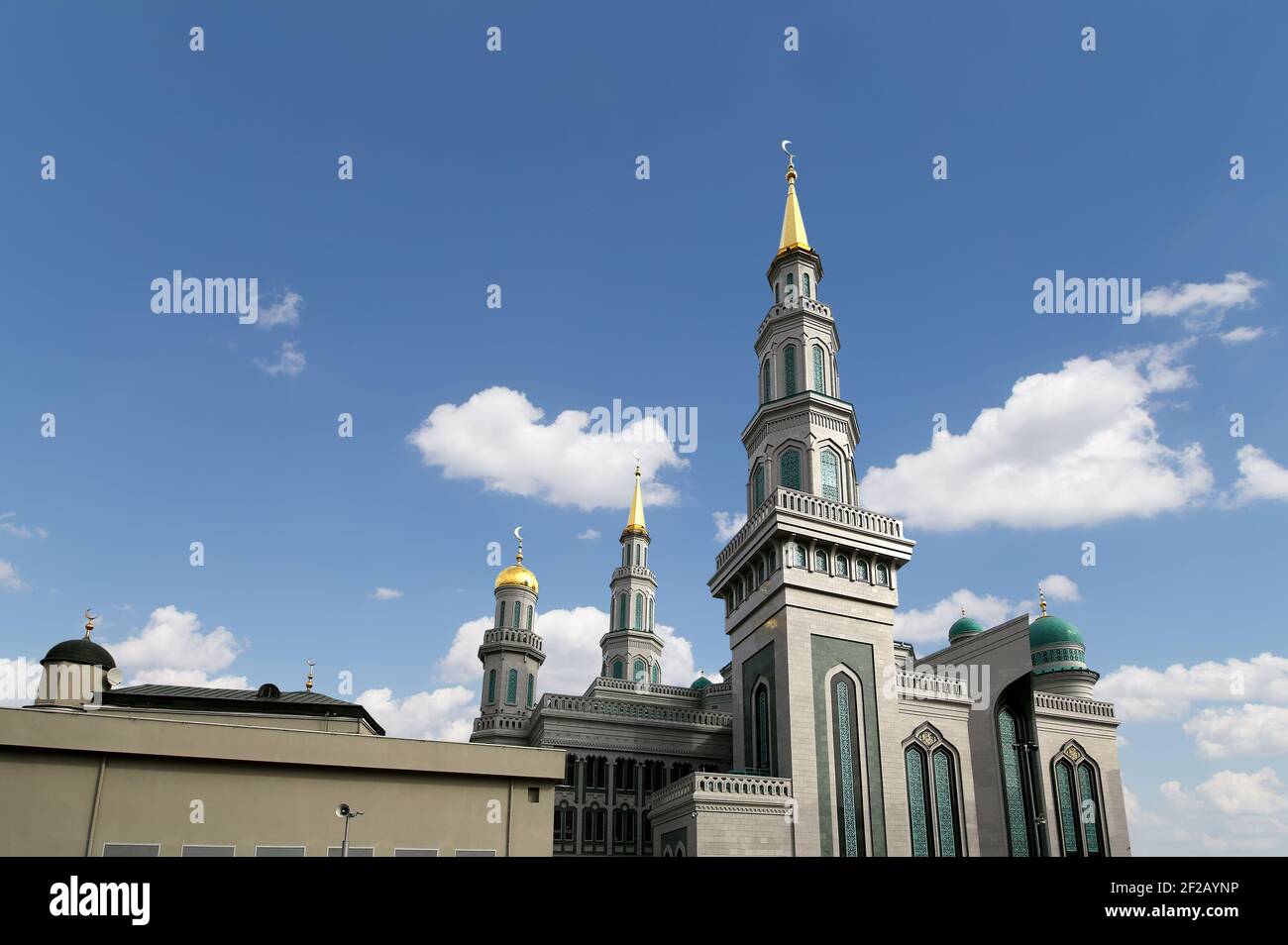 Moscow Cathedral Mosque, Russia -- the main mosque in Moscow, new ...