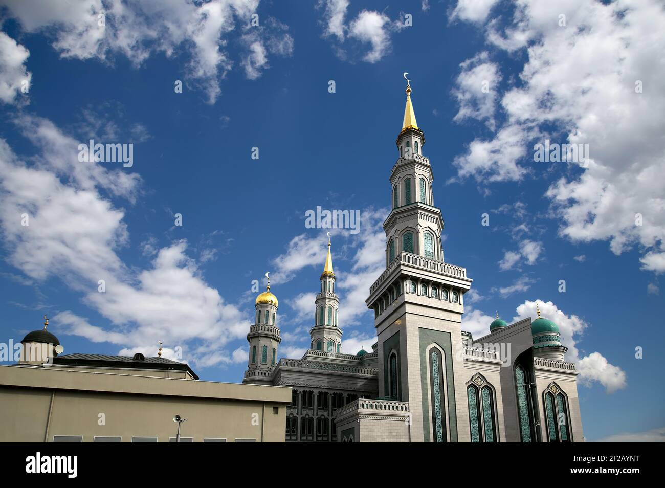 Moscow Cathedral Mosque, Russia -- the main mosque in Moscow, new ...