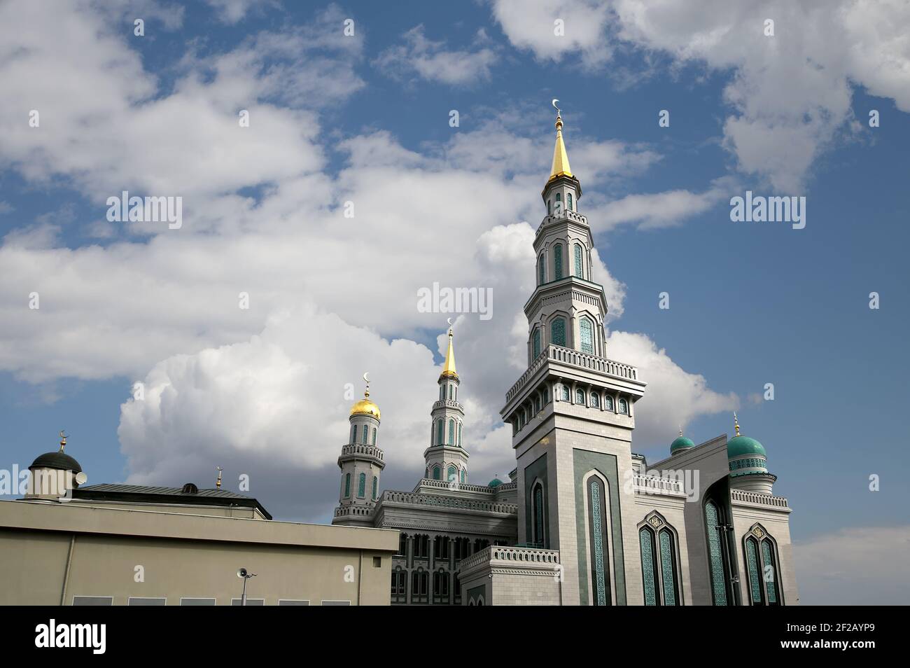 Moscow Cathedral Mosque, Russia -- the main mosque in Moscow, new ...