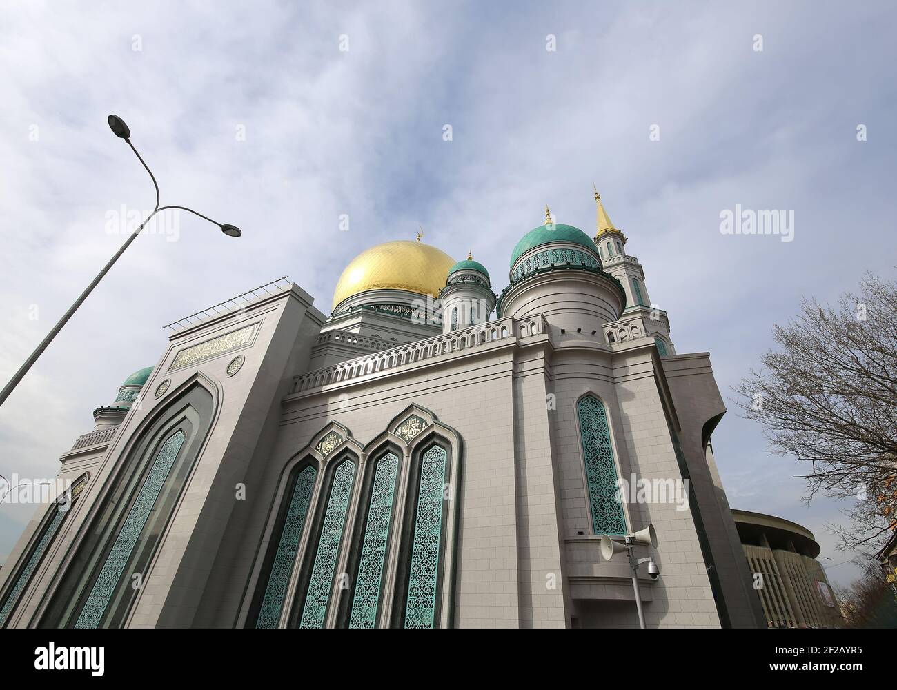 Moscow Cathedral Mosque, Russia -- the main mosque in Moscow, new ...