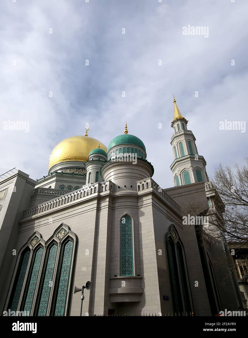 Moscow Cathedral Mosque, Russia -- the main mosque in Moscow, new ...