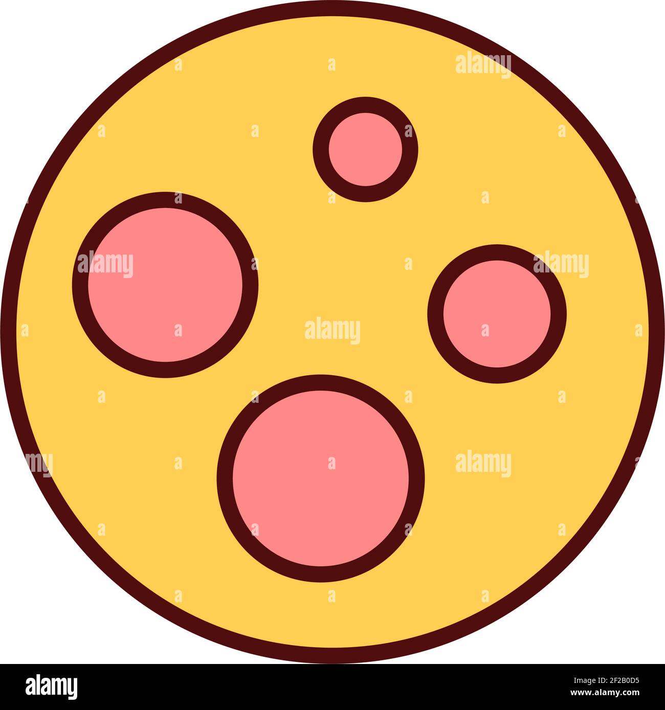 Numerous moles RGB color icon Stock Vector Image & Art - Alamy