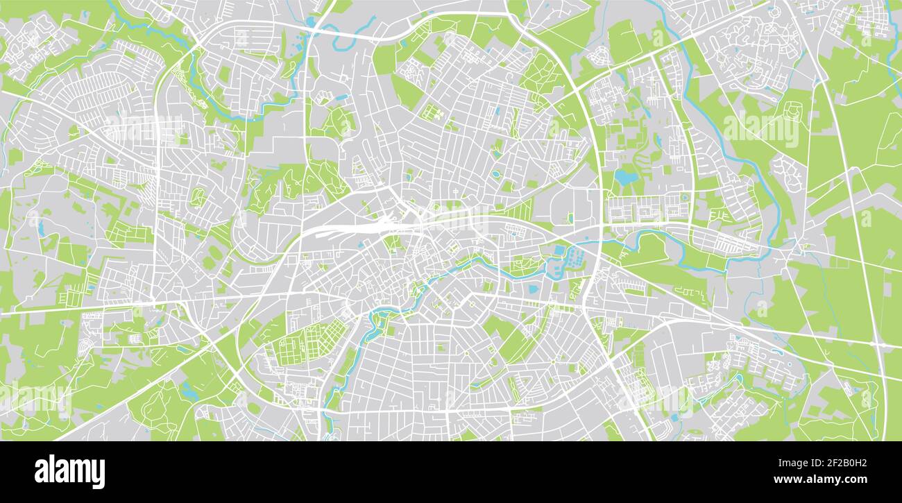 Map of odense Stock Vector Images - Alamy