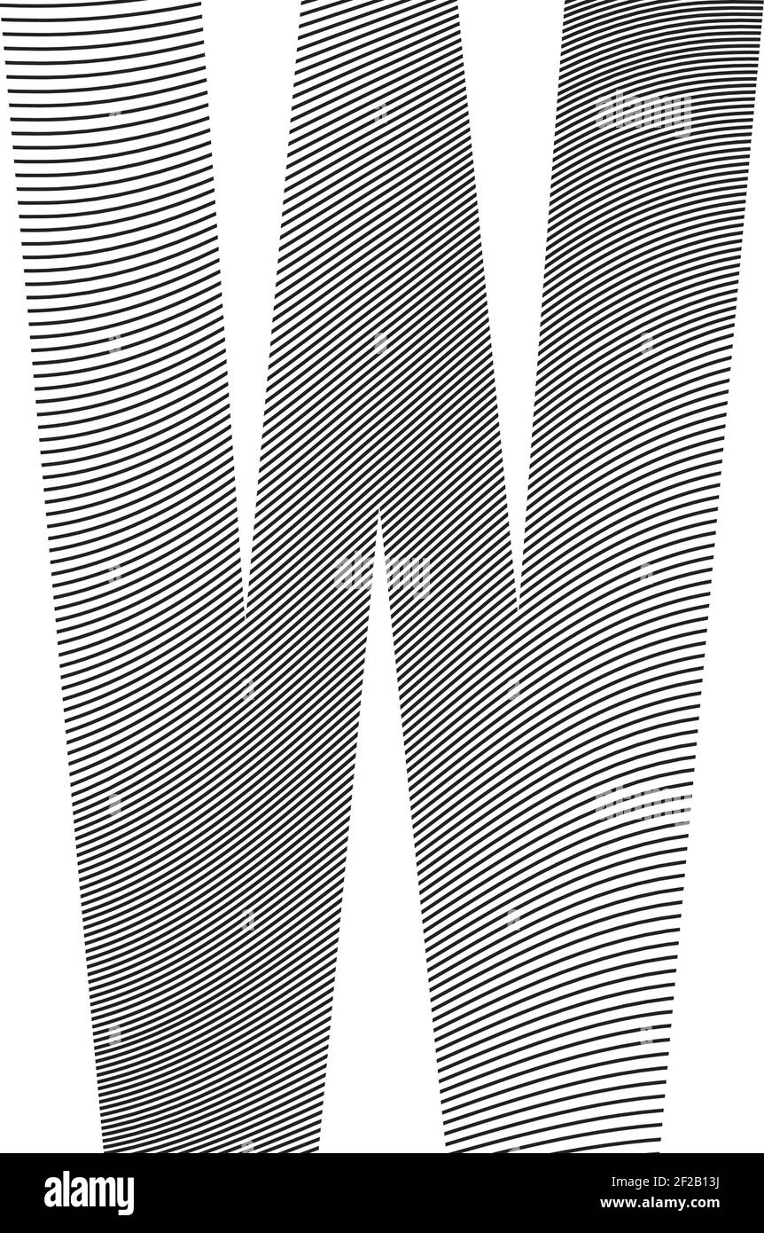 Letter W Black and White Stock Photos & Images - Alamy