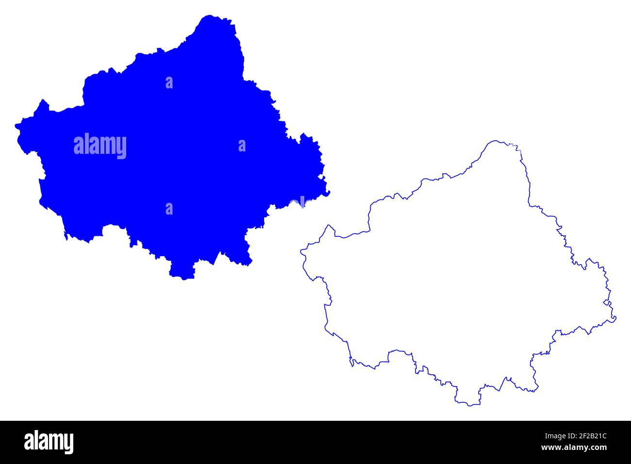 Treviso province map hi-res stock photography and images - Alamy