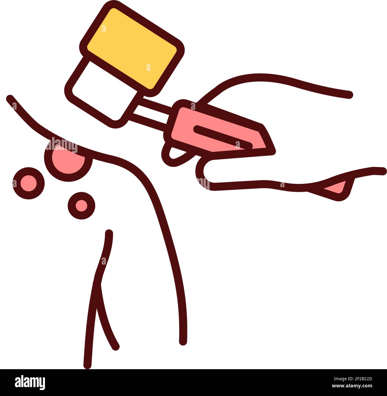 Regular mole checks RGB color icon Stock Vector Image & Art - Alamy