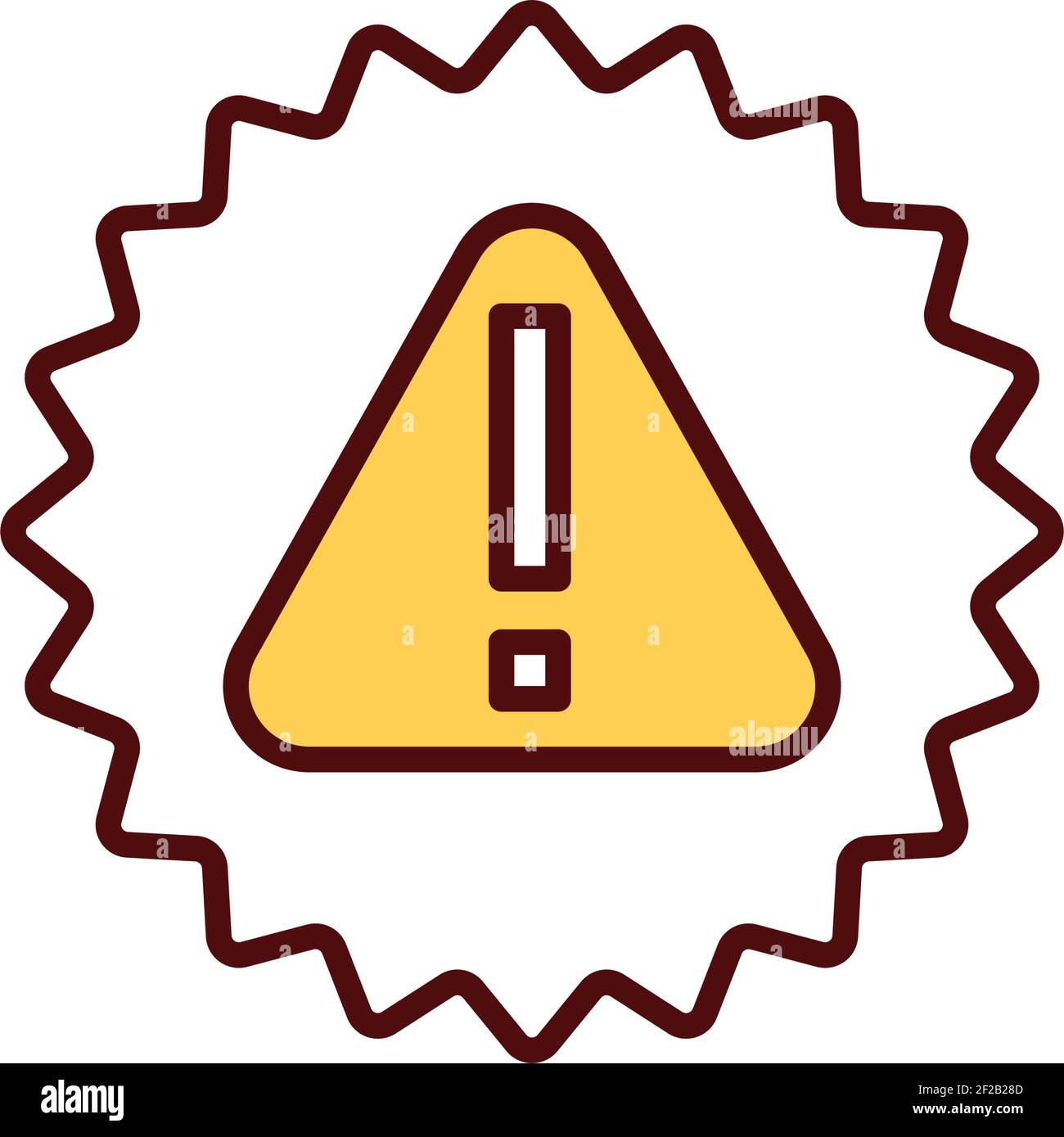 Cancer warning sign RGB color icon Stock Vector Image & Art - Alamy