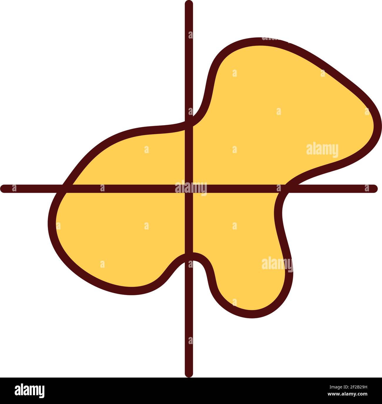 Melanoma detection RGB color icon Stock Vector Image & Art - Alamy