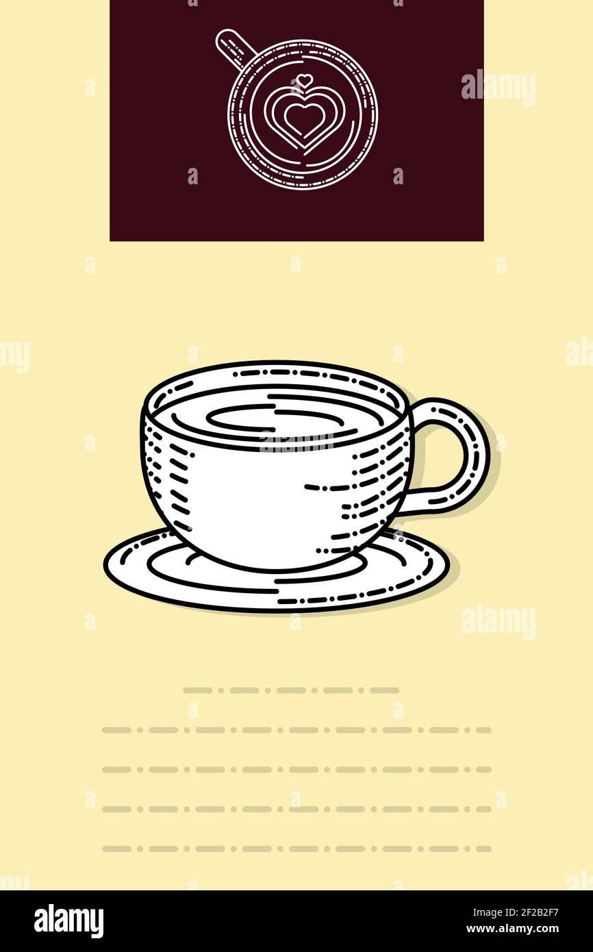 coffee menu restaurant sketch design Stock Vector Image & Art - Alamy
