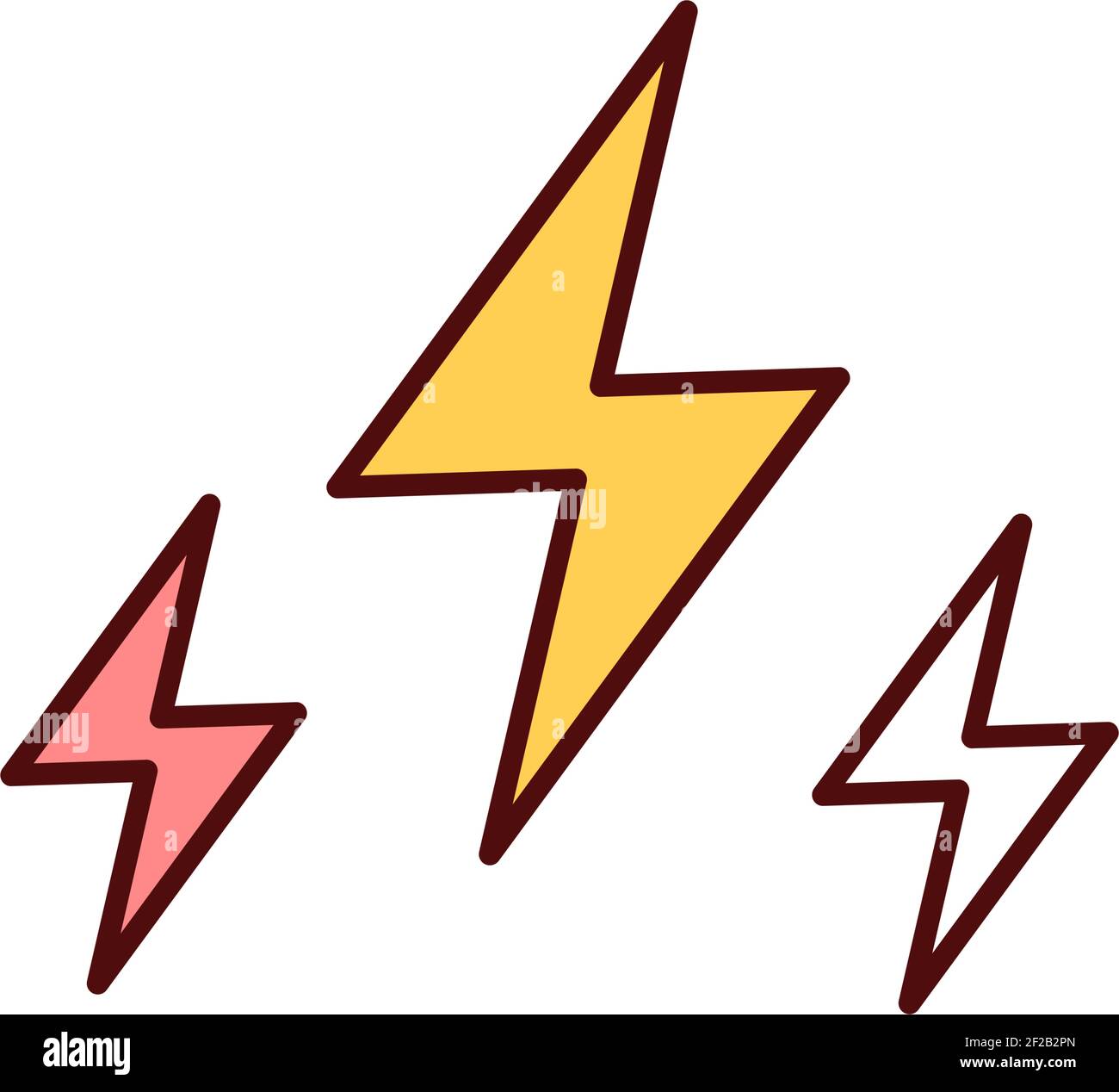 Electricity RGB color icon Stock Vector Image & Art - Alamy