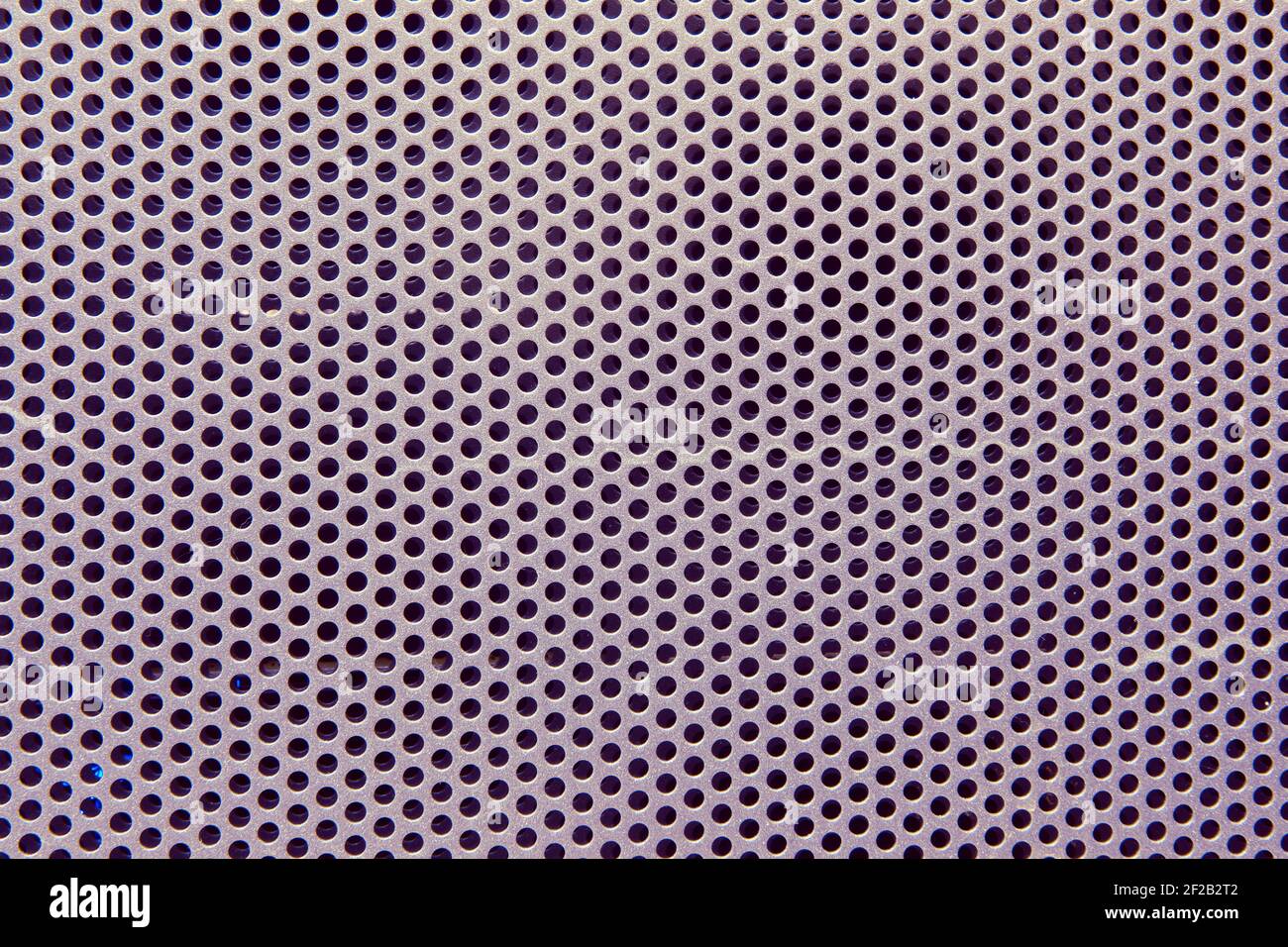 Round hole metal grill, modern background Stock Photo - Alamy